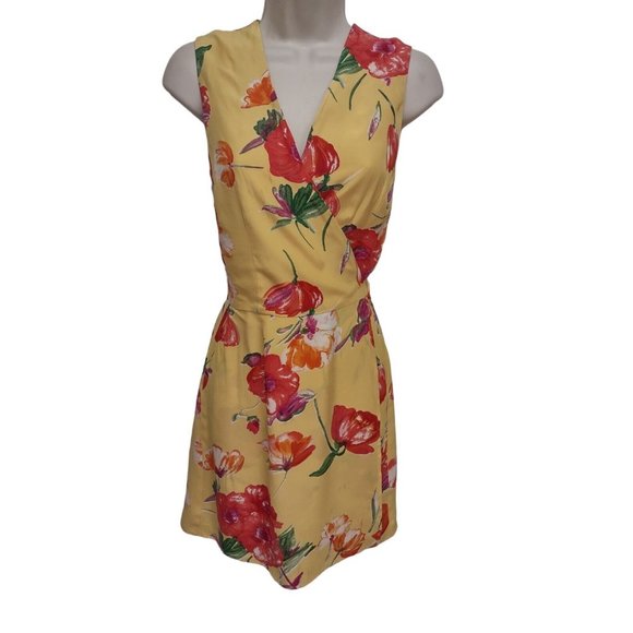 The Limited | Dresses | Vintage 9 S Limited America Yellow Flower ...